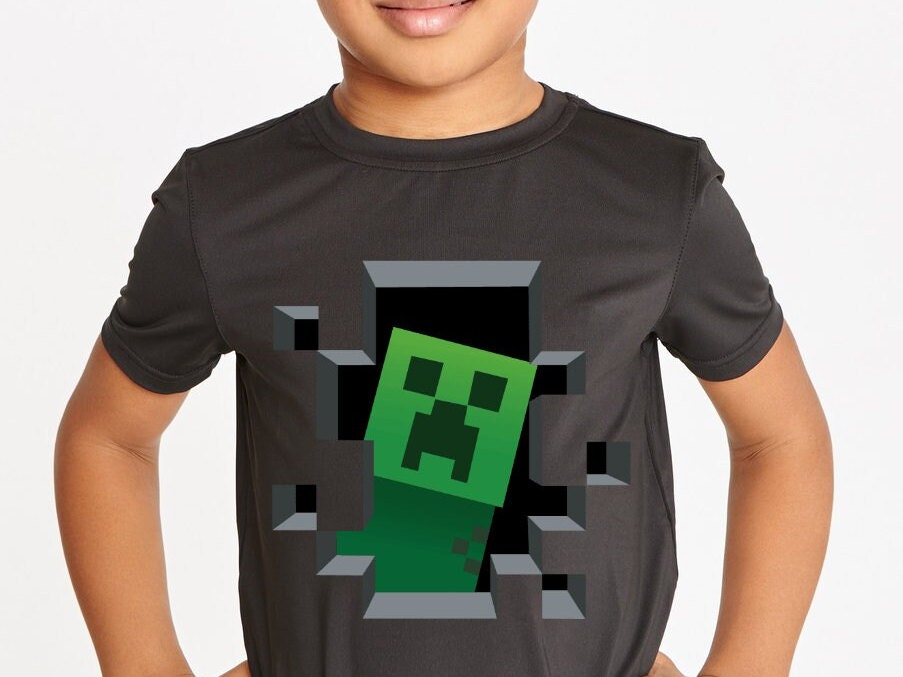 Creeper Minecraft Svg Png File For Tshirt Hoddie Mug Etsy