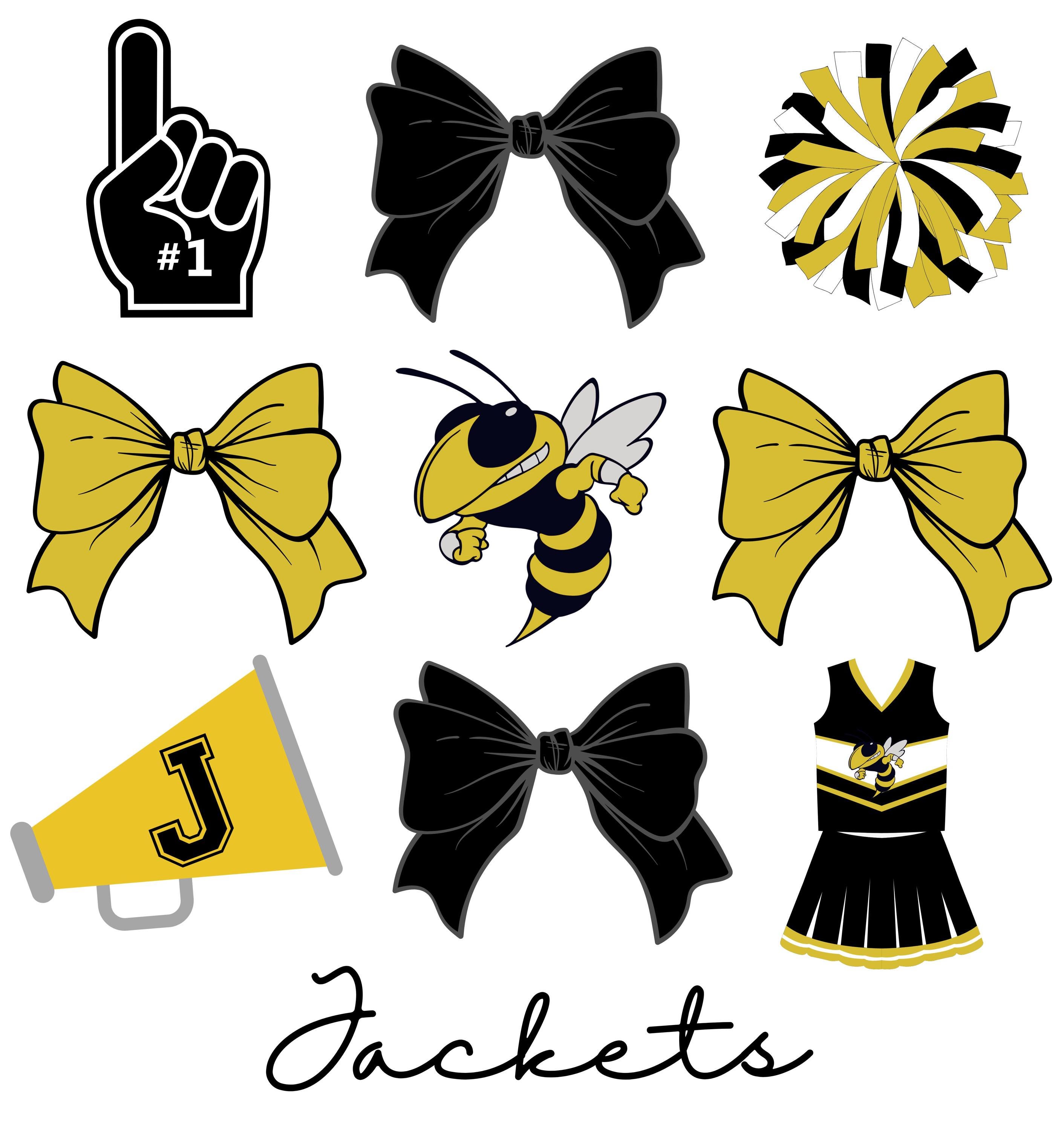 Custom Cheer Coquette PNG, College Coquette Sports Cheerleading 3X3 ...