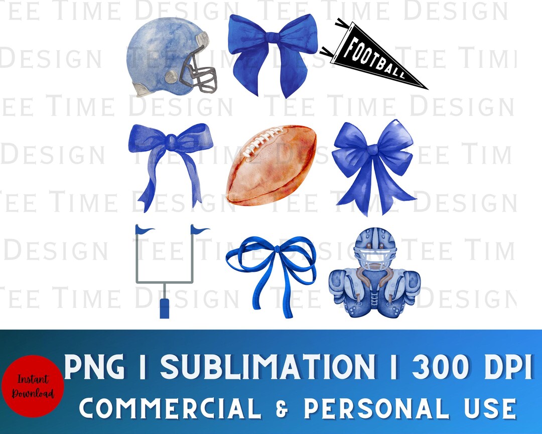 Coquette Football PNG, Coquette Football Bow Png, Football Png, Gameday ...