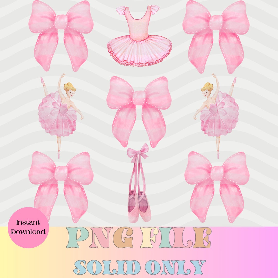 Coquette Ballet PNG, Coquette Ballerina Pointe Shoe PNG , Pink Bow Png ...