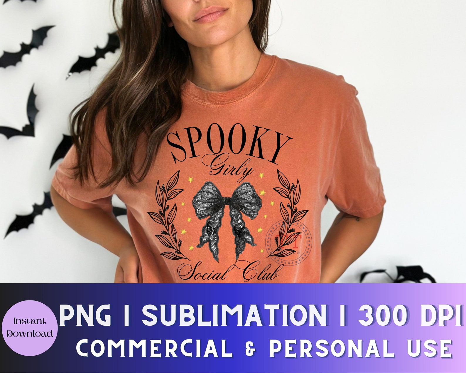 Spooky Girly Social Club PNG, Black Bow Png, Social Club PNG, Soft Girl ...