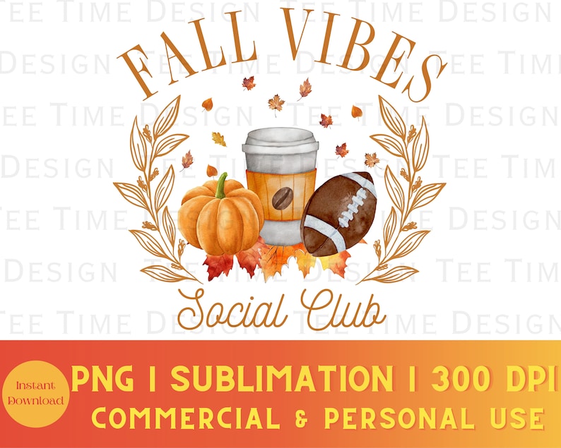 Fall Png, Social Club PNG, Pumpkin Spice Png, Football PNG, Soft Girl ...