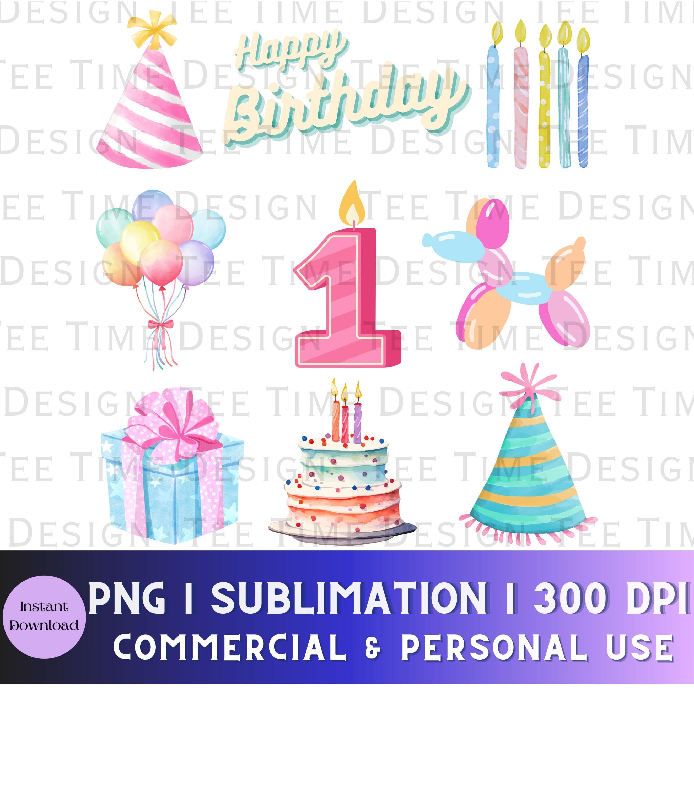 1st Birthday Girl Png, Trendy Png, Birthday Girl Png, One Year Old Png ...