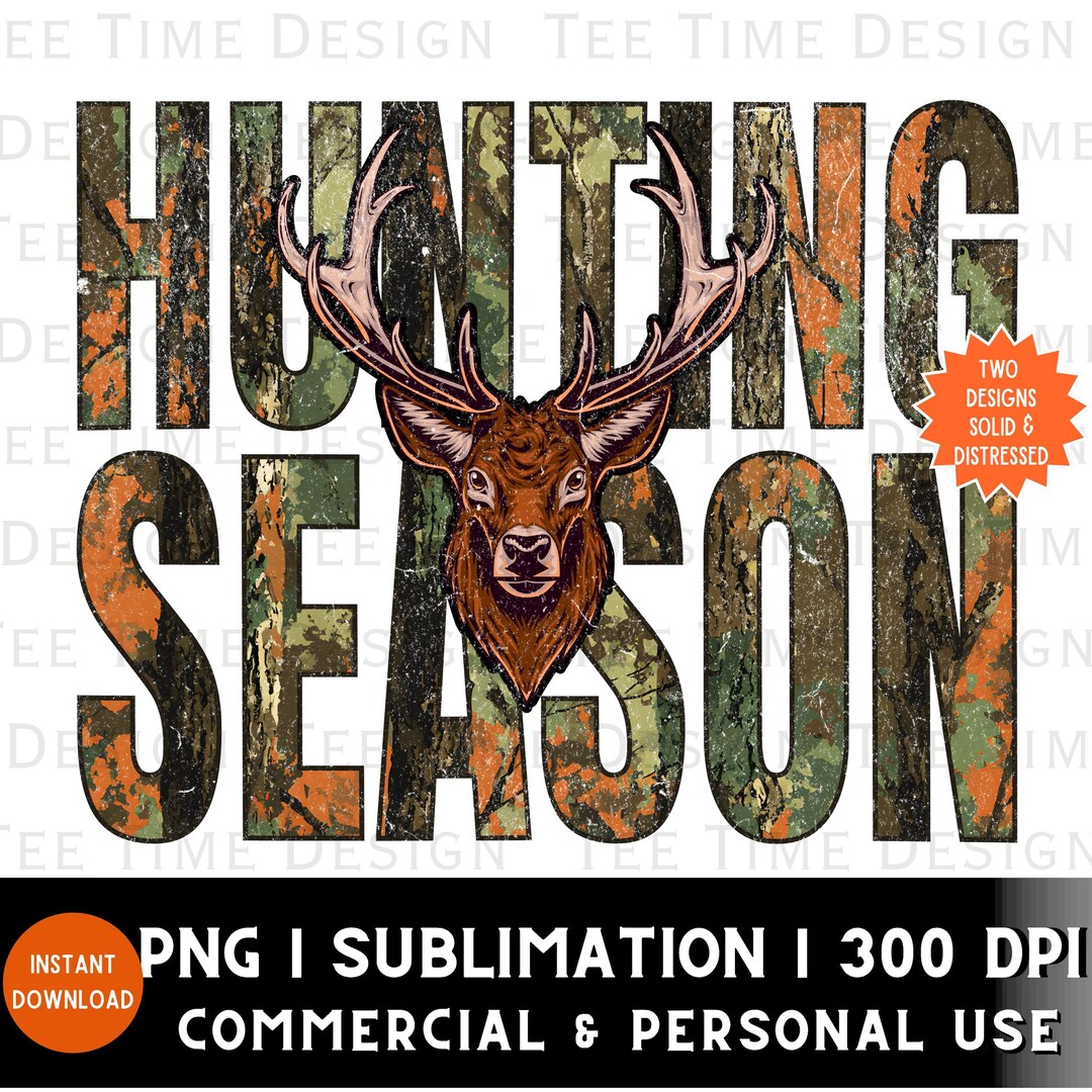 Camo Forest Tree Hunting Season PNG Design, Deer Old School Hunting ...