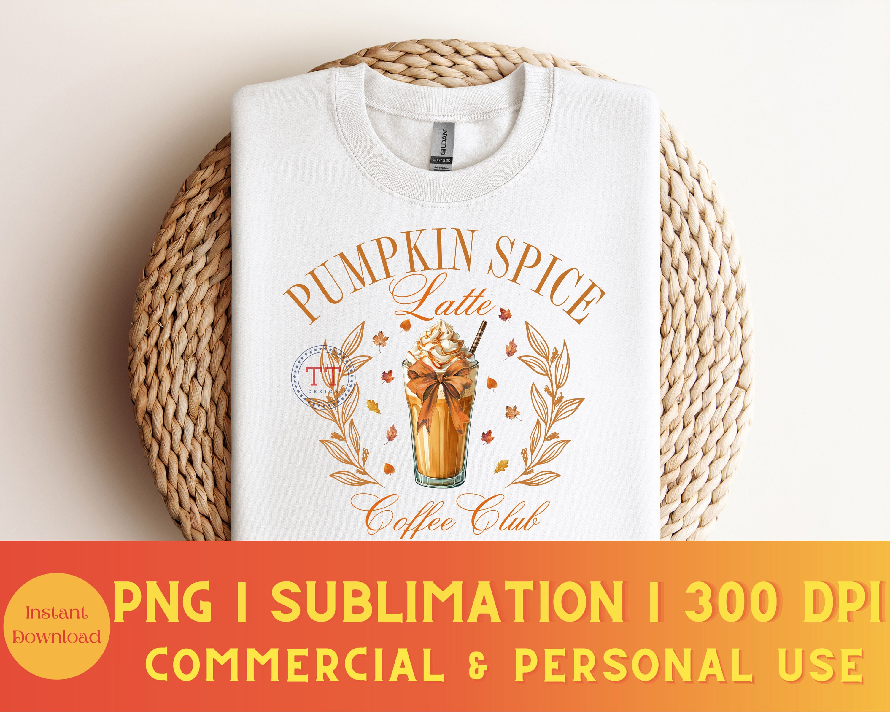 Pumpkin Spice Latte Club PNG, Pumpkin Spice Png, Social Club PNG, Soft ...