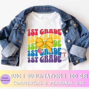 1st Grade Coquette PNG, Pencil Bow Png, Back to School Png, Coquette ...