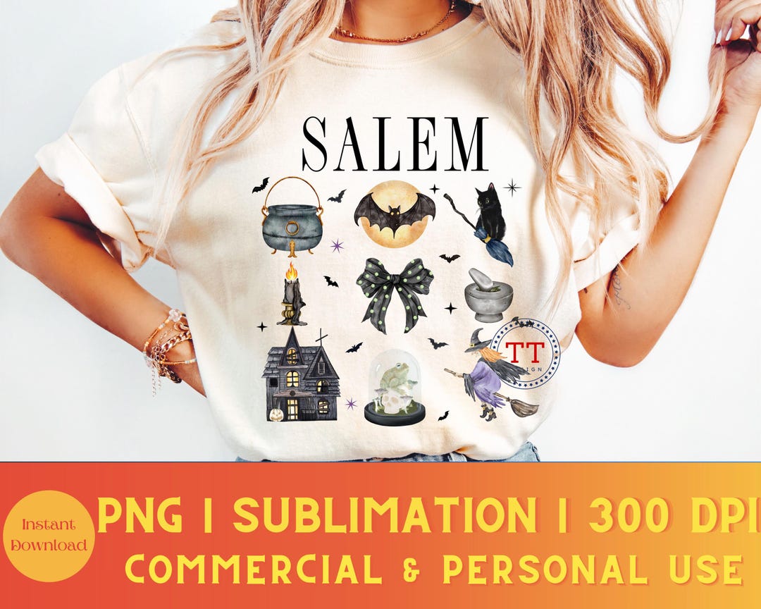 Salem PNG, Halloween Png, Witch Png, Coquette Png, Spooky Season Png ...
