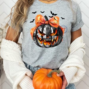 Disco Pumpkin PNG, Disco Ball Png, Jack O Lantern Png, Coquette Bow Png ...