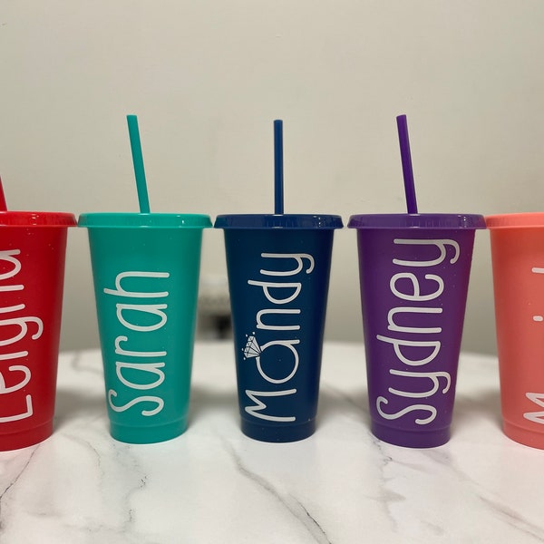Cup With Straw - Etsy