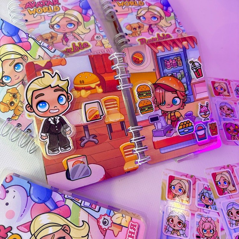 Velcrogame - Avatar World - Comics, Paper Cartoon - Etsy