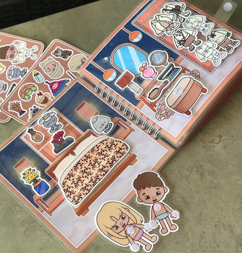 Toca Boca Dream House - Busy Book, Smart Book, Board Game - Etsy