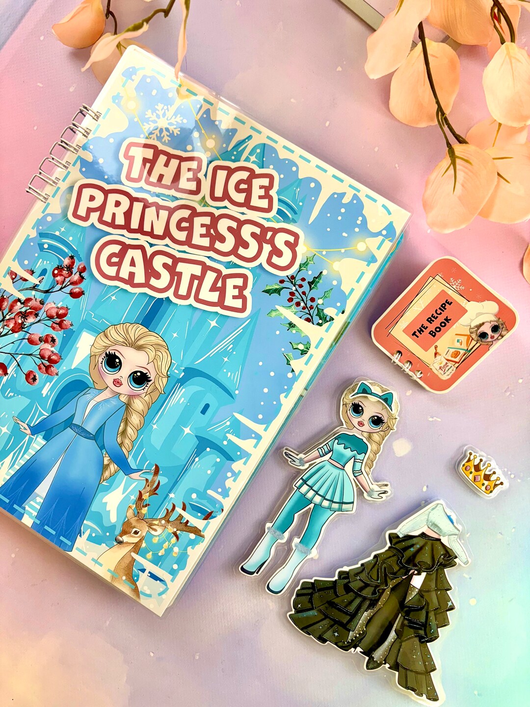 The Castle of the Ice Princess - Etsy