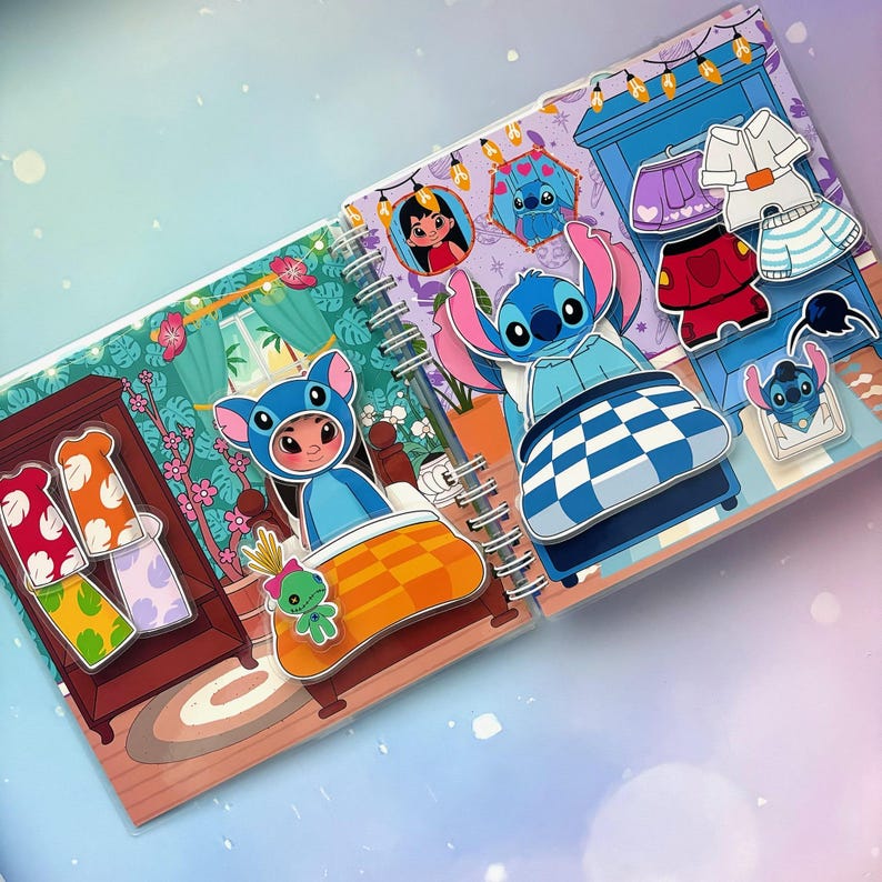 Lilo Stitch - Busy Book, Smart Book, Board Game - Etsy