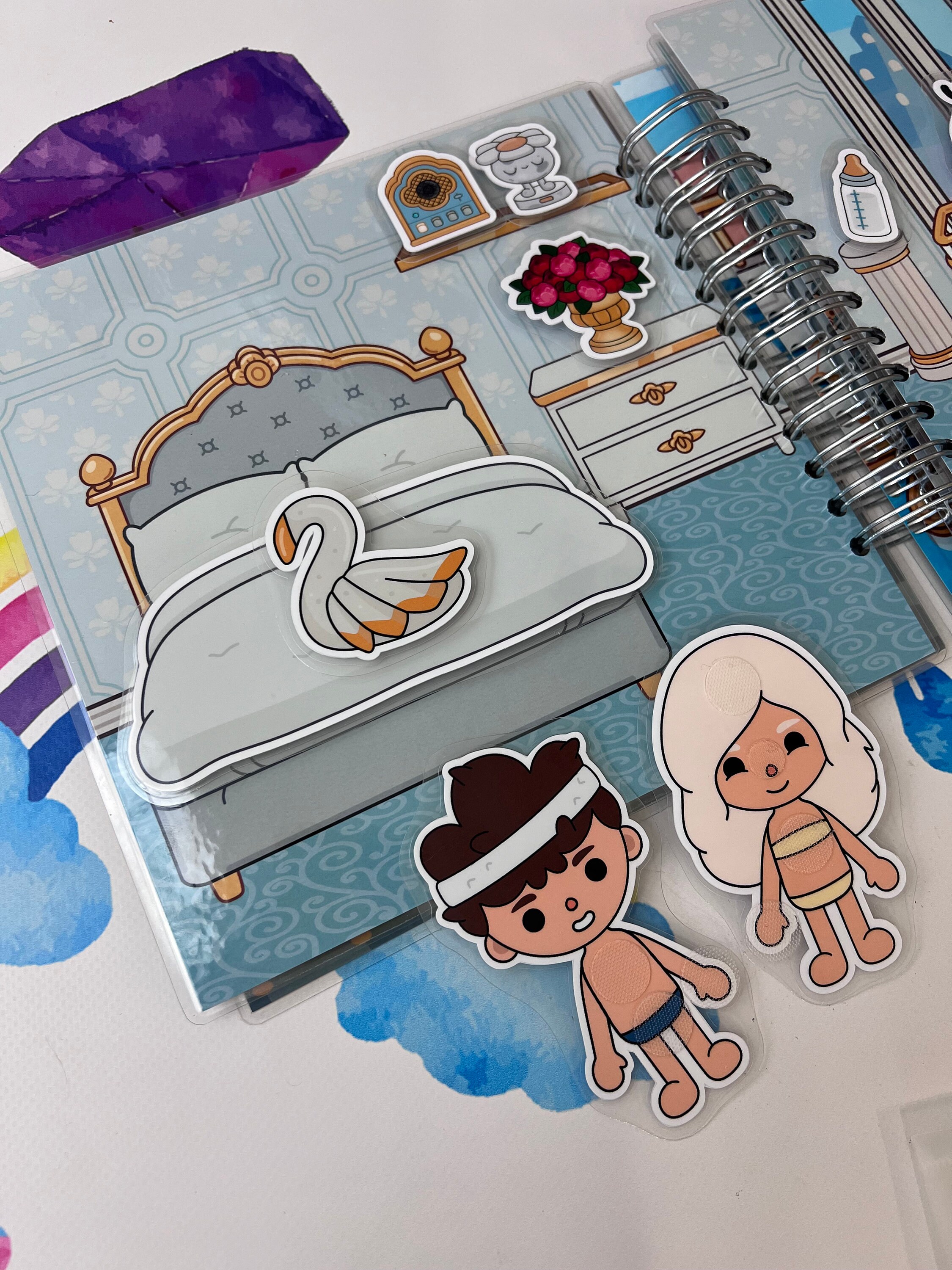 Toca Boca Life - Hotel, Busybook, Smartbook, Paper House - Etsy