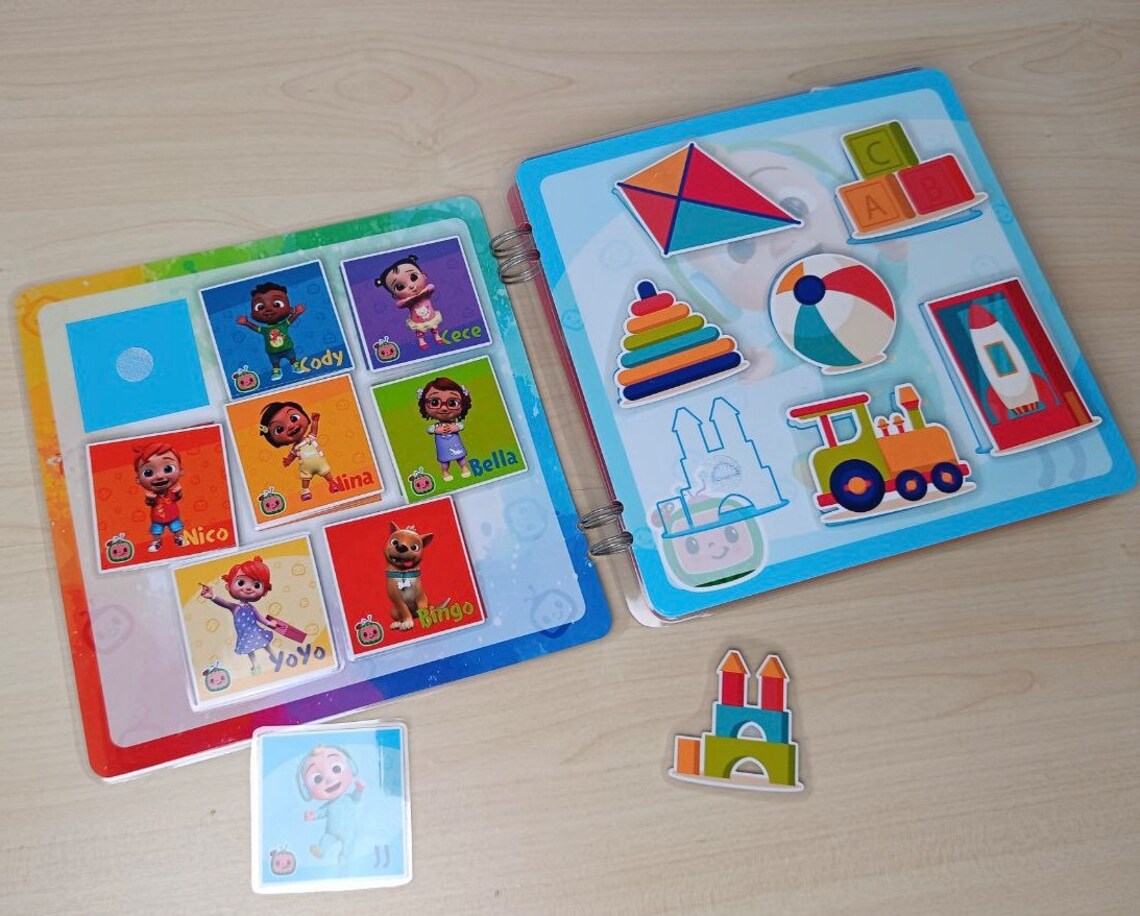 Cocomelon Busy Book, Toddler Quiet Book, Printable Quiet Book, Sticker ...