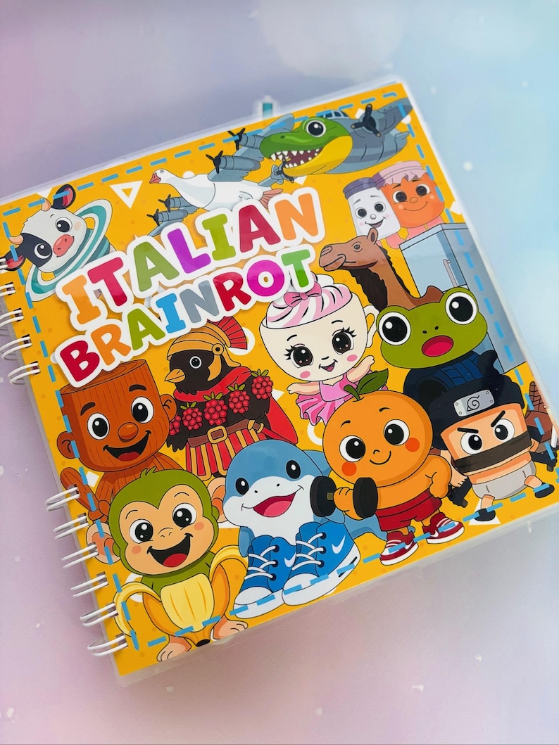 Italian Brainrot, Busy Book, Smart Book, Board Game, Travel Toys, Quiet ...