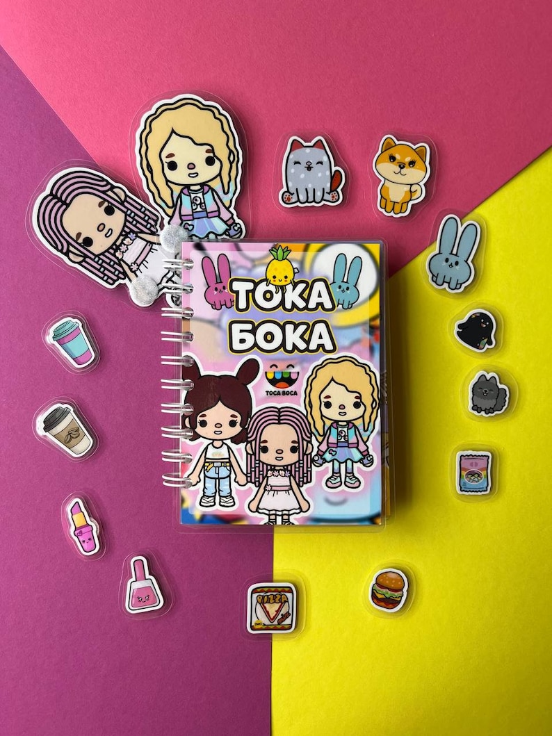 Toca Boca Life - Case + Mini-album, Busybook, Smartbook, Paper Game - Etsy