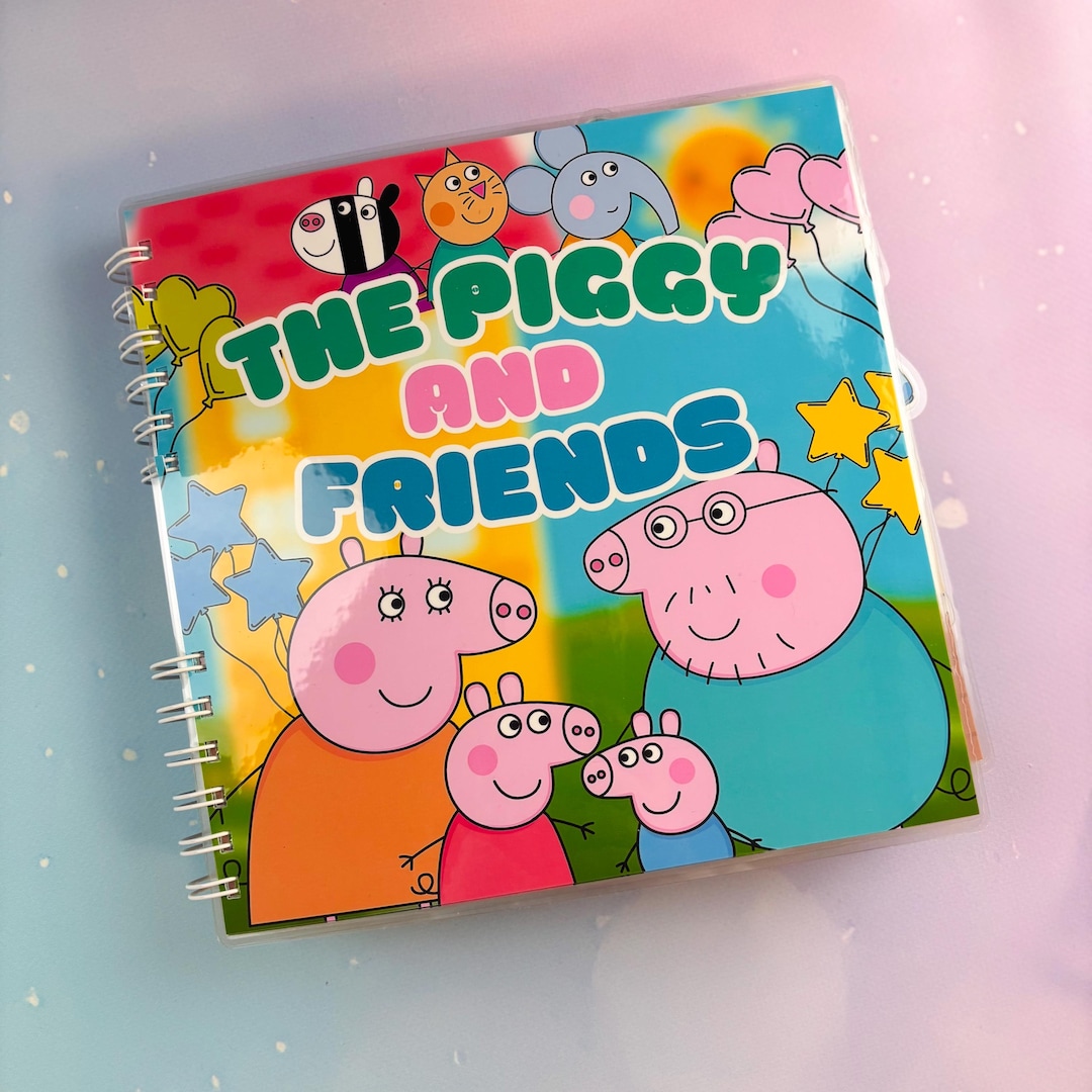 Piggy Dream House - Busy Book for Kids, Smart Activity Book, Velcro ...