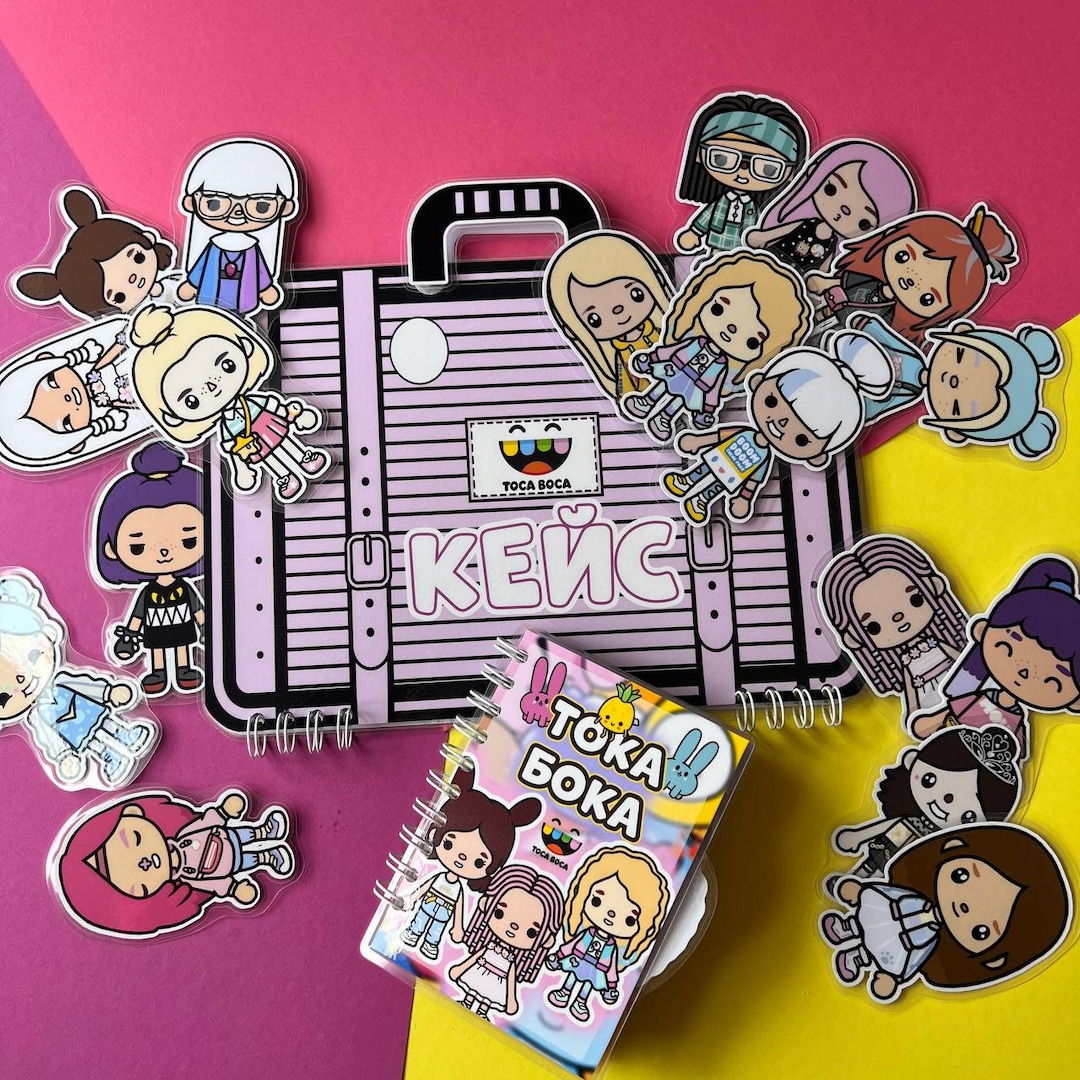 Toca Boca Life - Case + Mini-album, Busybook, Smartbook, Paper Game - Etsy