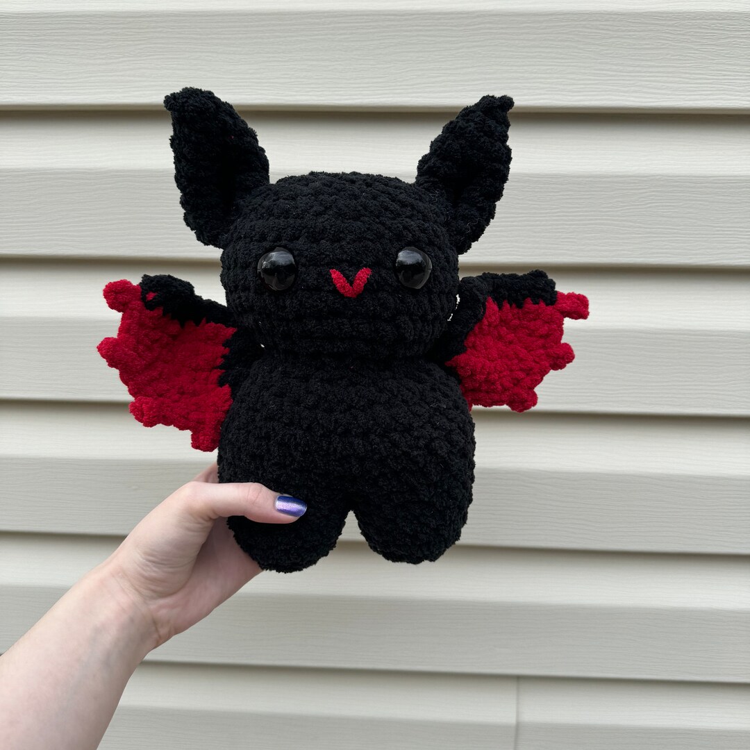 Crochet Bat Plush, Crochet Bat Stuffed Amimal - Etsy