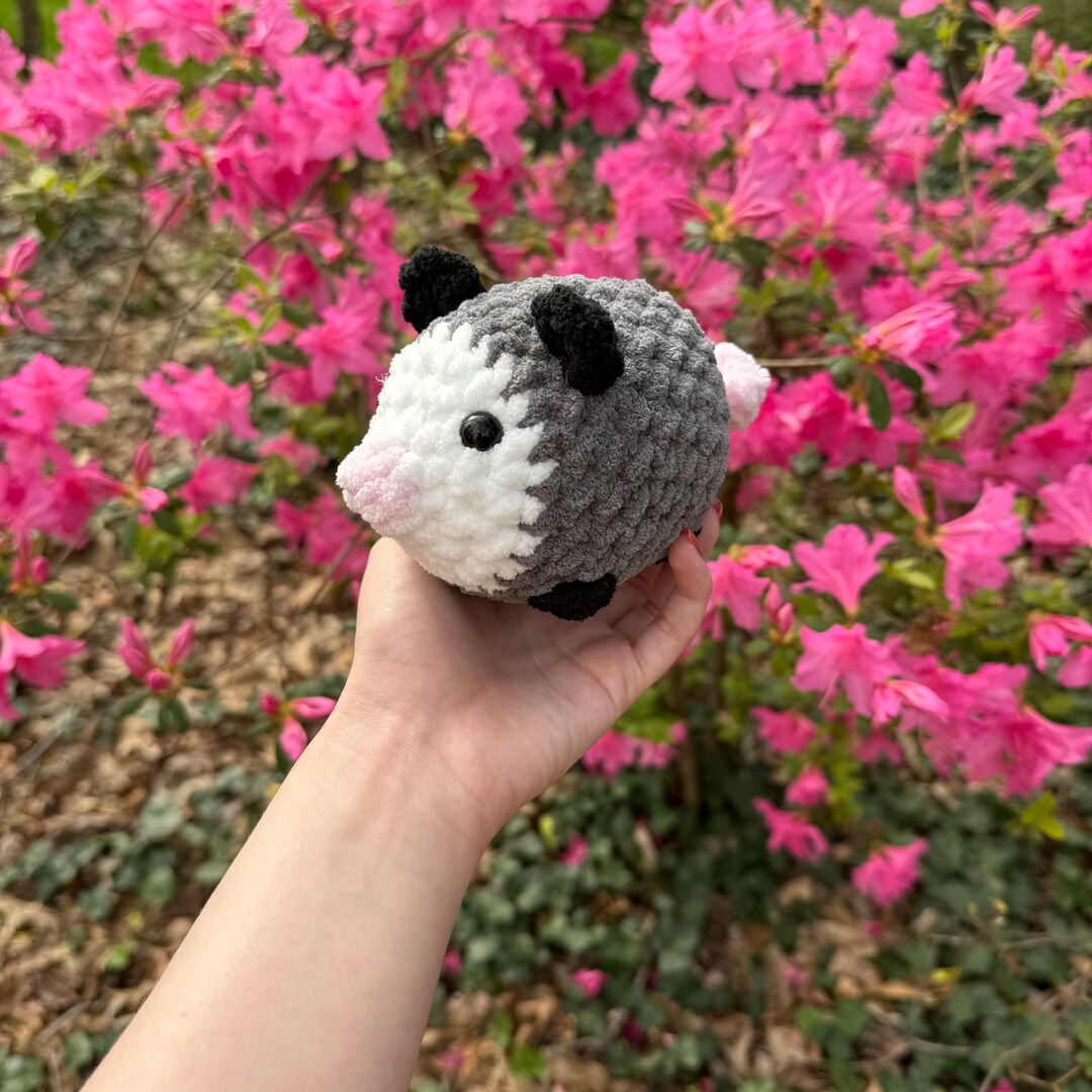 Handmade Possum Plushie, Crochet Possum Amigurumi, Crochet Possum ...