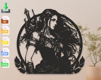 Shield Maiden Svg Norse Warrior Svg Woman Viking Svg - Etsy