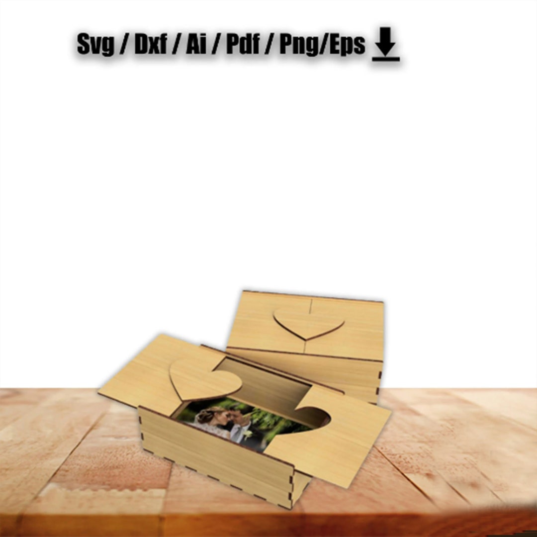 Wooden Photo Box 3mm Laser Cut, CNC Cutting, Custom Desing Models,cnc ...