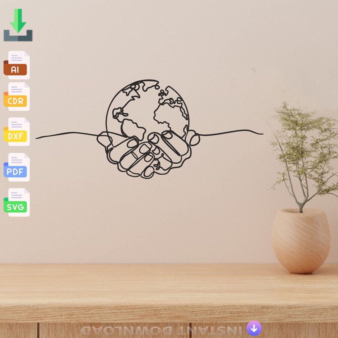 Hand With Earth Svg Hand Holding Planet Svg, Earth Svg, Globe Svg ...