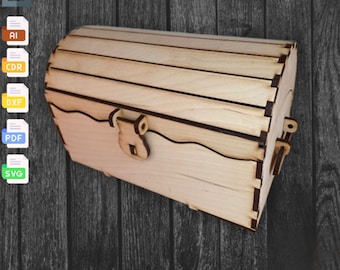 Trunk Laser Cut File Instant Download - Etsy