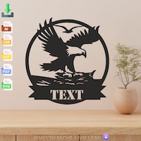 Eagle Svg Bird Flying Dxf Animal Laser Cut, Dxf Svg Files Laser CNC ...
