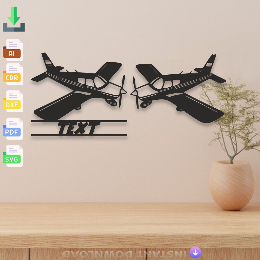 Personalized Airplane Pilot SVG: Laser Cut File (digital Download) - Etsy