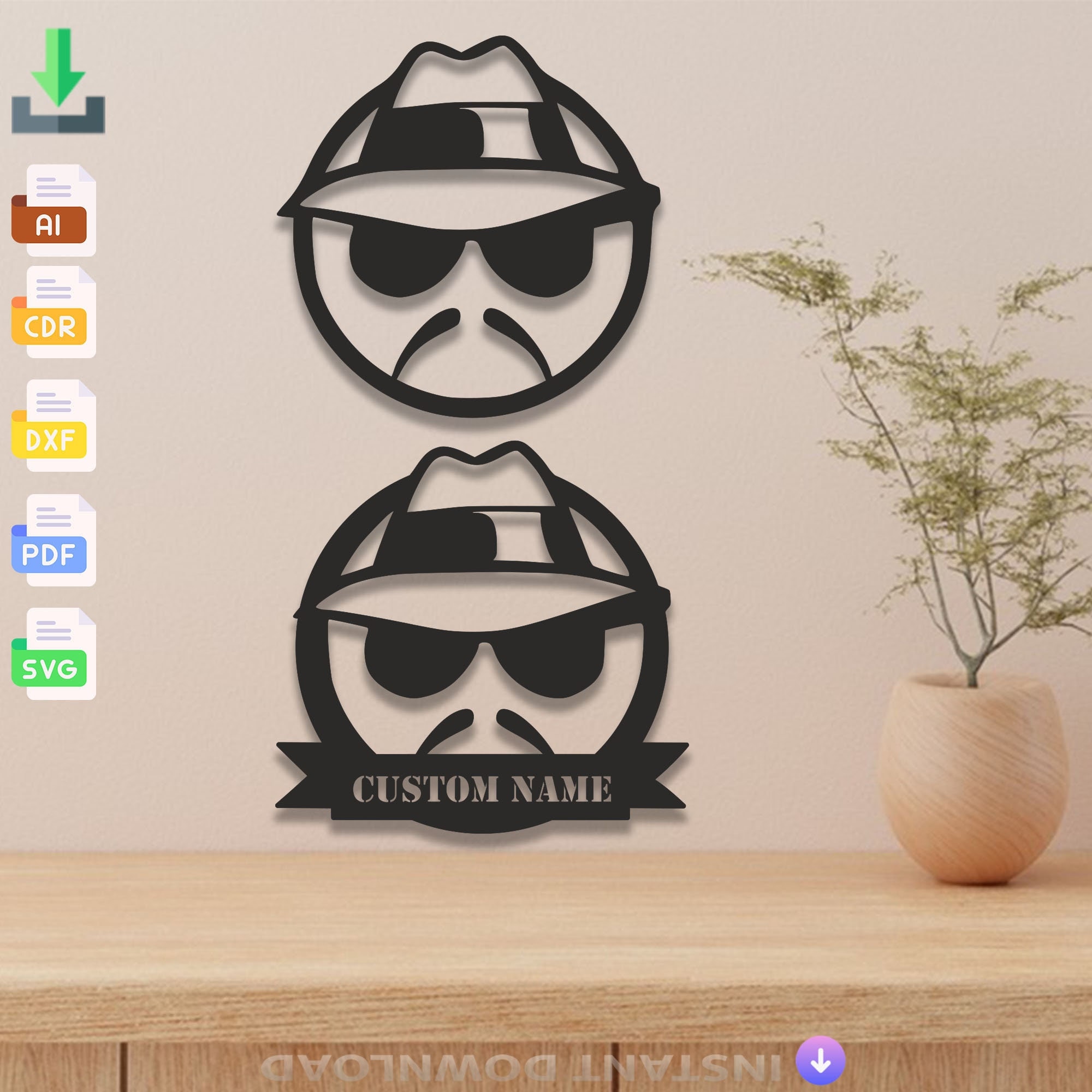 Custom Lowrider Design Laser Cut Svg Dxf Files Wall Sticker - Etsy