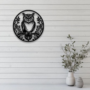 Laser Cut Owl Tree Decoration: SVG DXF Vector Files (digital Download ...