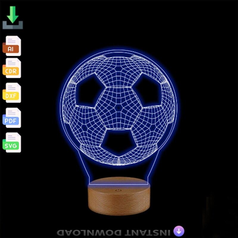 Soccer Lamp - Etsy