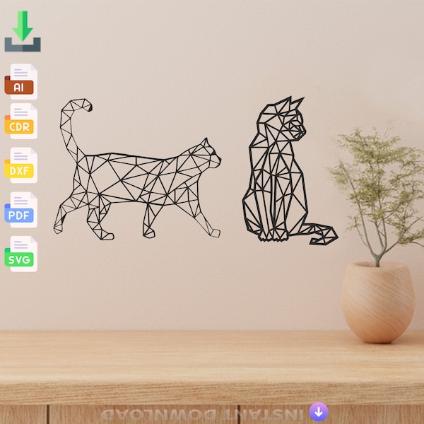 Geometric Decal - Etsy