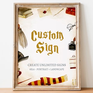 Harry potter sign - Etsy