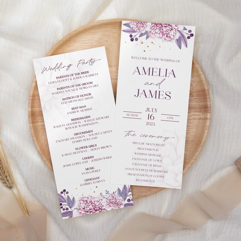 Wedding Programs - Etsy