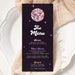 Disco Ball Menu Template, Retro Dinner Menu, New Year Party, Disco ...