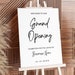 Business Grand Opening Welcome Sign Template, Elegant Boutique Launch ...