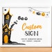 Editable Halloween Party Custom Sign, Spooky House, Costume Party ...