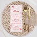 Hand Drawn Menu Template, Printable Valentine's Day Menu, Wedding Menu ...