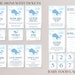 Whale Clouds Baby Shower Games Bundle, Whale Baby Shower Game Pack ...