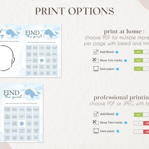 Whale Clouds Baby Shower Games Bundle, Whale Baby Shower Game Pack ...