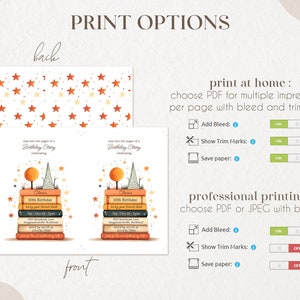 Storybook Birthday Invitation Editable, Book Themed Party Template ...