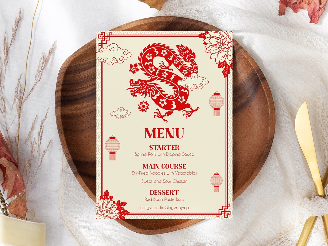 China Mountain Menu