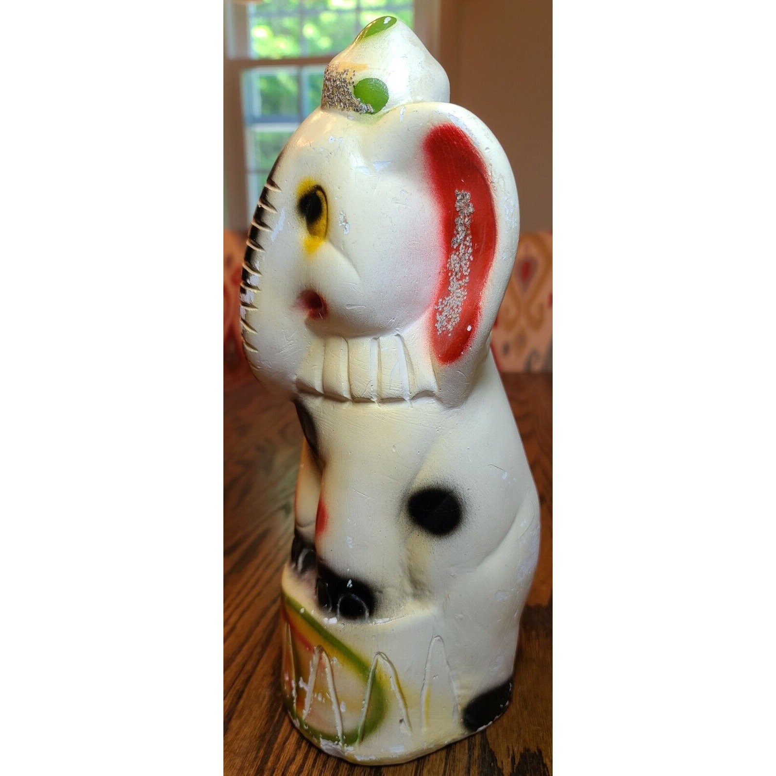 Vintage Chalkware Circus ELEPHANT Carnival Prize Colorful Unique - Etsy