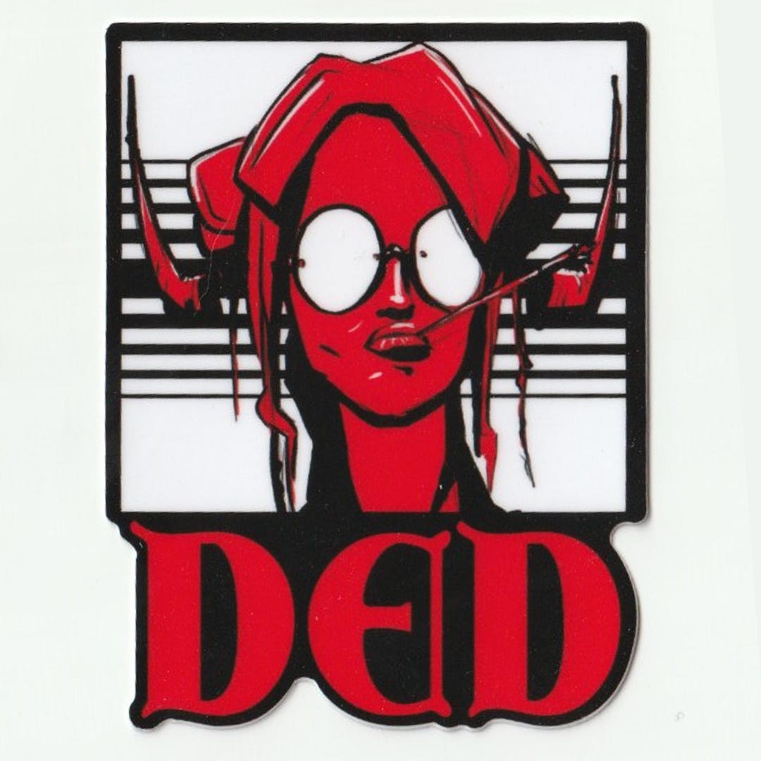 Too Cool to Care Smug Demoness Vinyl Sticker - Etsy