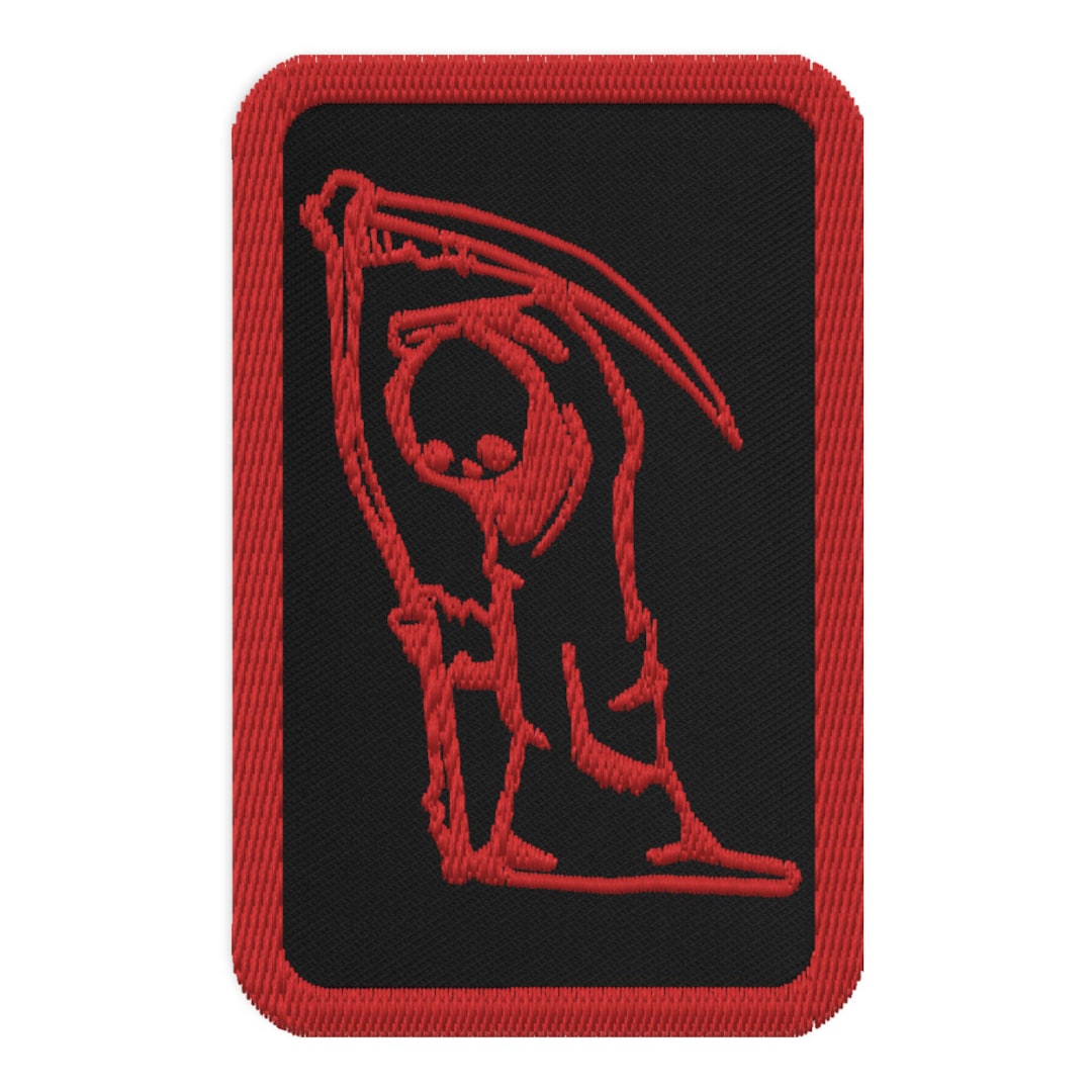 Grim Reaper Patch - Etsy