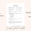Editable Class Syllabus Template: Back to School Night, Class ...