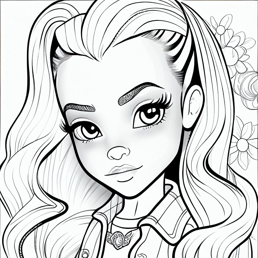 Colouring Book Dolls 25 Pages - Etsy
